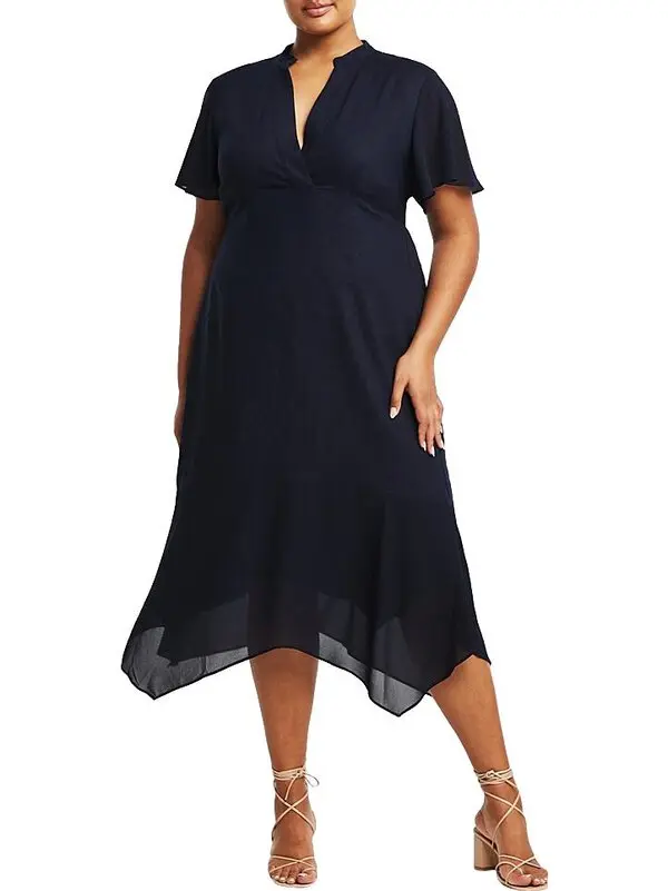 ESTELLE Claudia Midi Dress - Navy