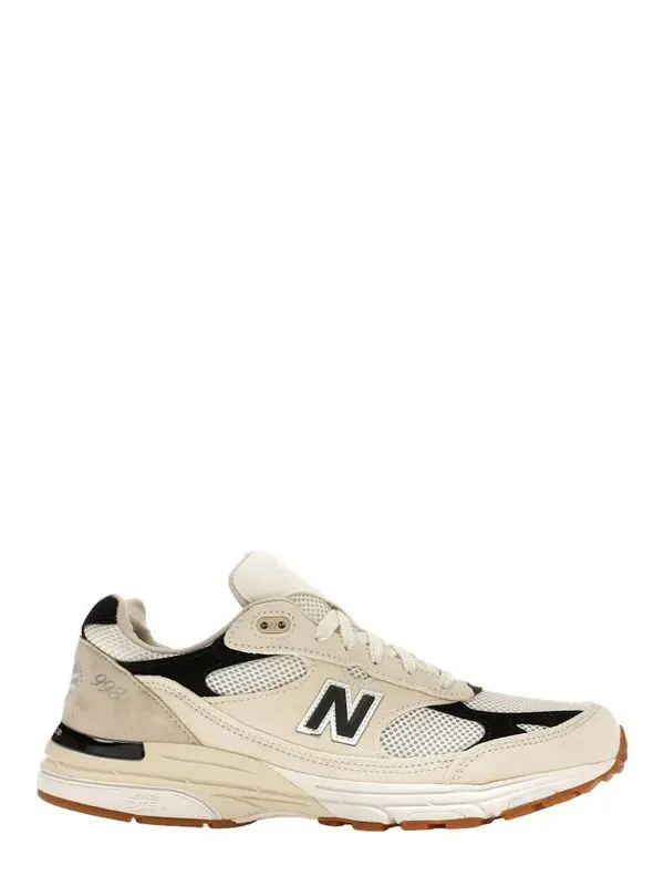 NEW BALANCE 993 Miusa Teddy Santis Sneakers - White/black