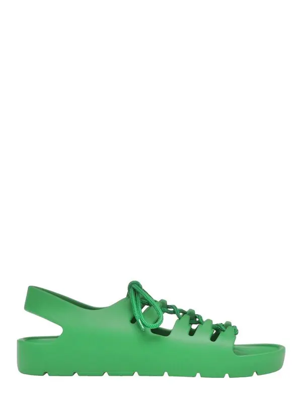 Bottega Veneta Jelly Lace-up Sandals - Green