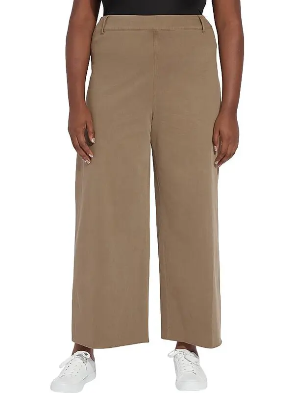 Lyssé Erin High-rise Ankle Wide-leg Jeans - Antique