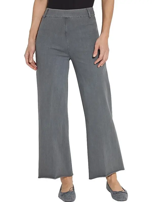 Lyssé Erin Wide Leg Jeans - Charcoal