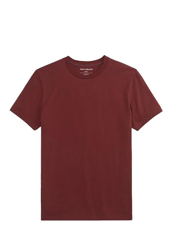 Mack Weldon Slim Fit Crewneck Tee - Aged Port