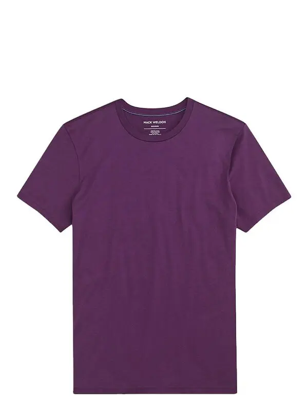 Mack Weldon Slim Fit Crewneck Tee - Fig Pudding