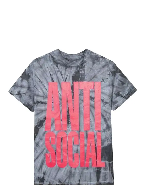 ANTI SOCIAL SOCIAL CLUB Heatwave Tee Tie Dye - Black