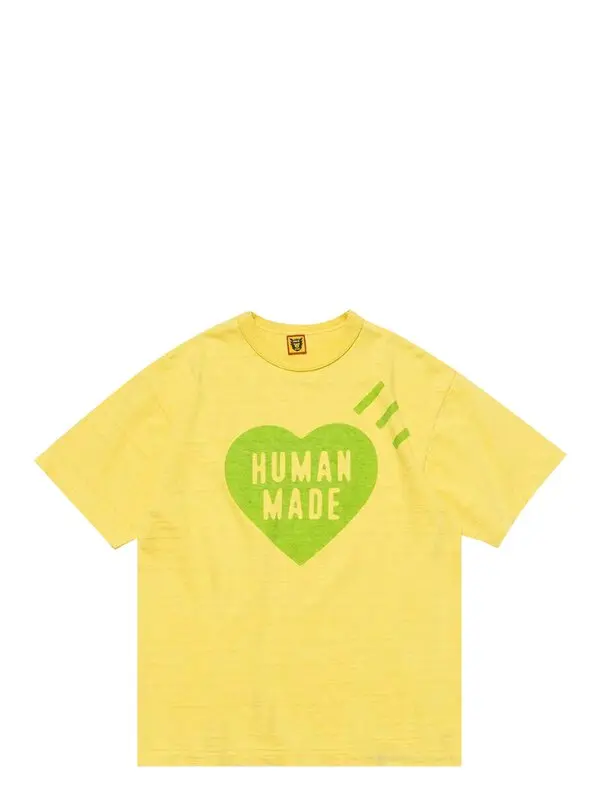HUMAN MADE Logo Color Tee #1 'yellow - Green