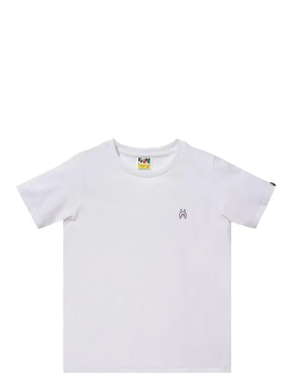 A BATHING APE Shark One Point Tee - White