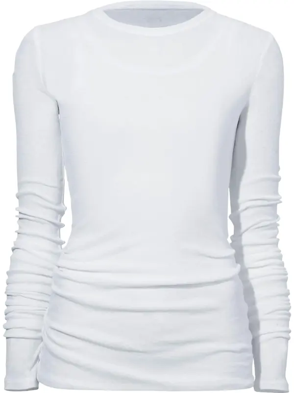 Proenza Schouler Roger Draped T-shirt - White