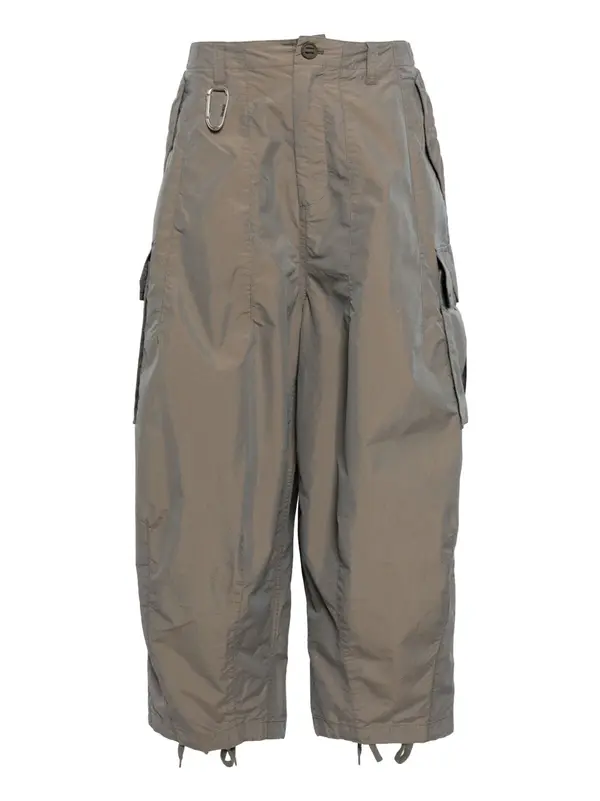 SPOONYARD Balloon Cargo Trousers - Green