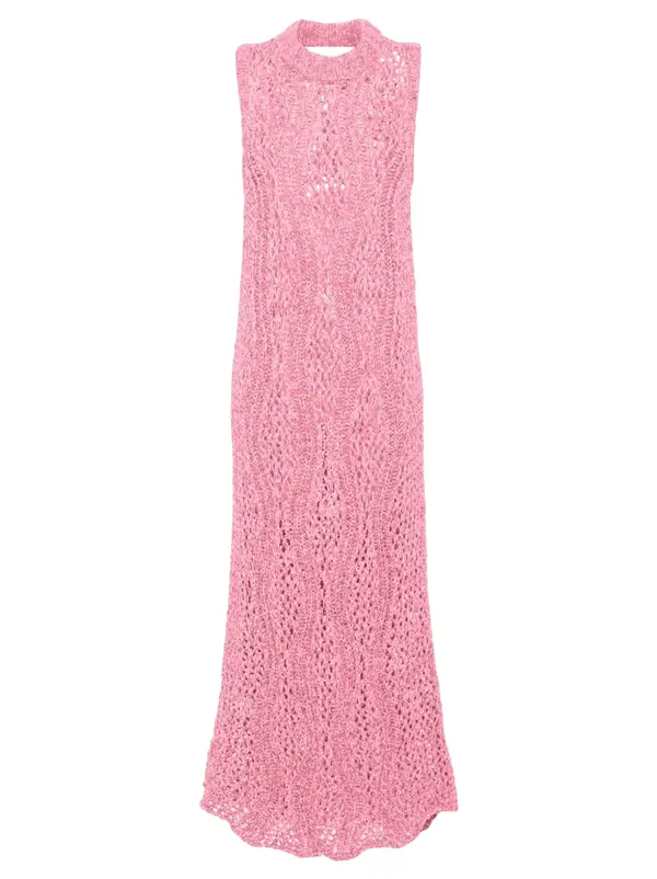 Rodebjer Knitted Maxi Dress - Pink