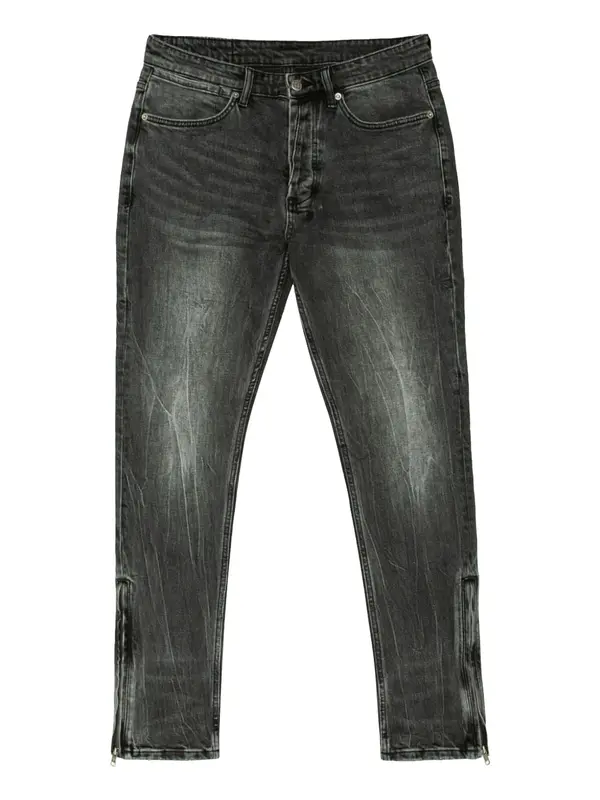 Ksubi Van Winkle Chamber Mid-rise Skinny Jeans - Black