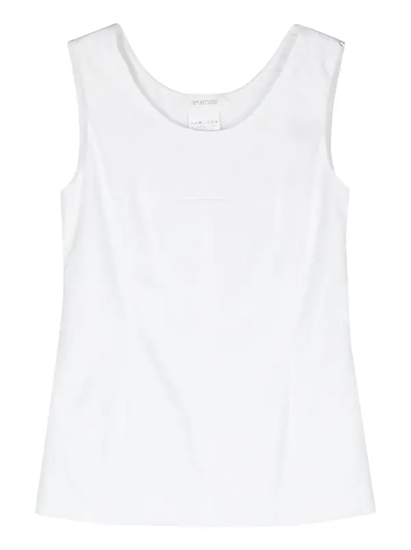 Sportmax Padded-panel Top - White