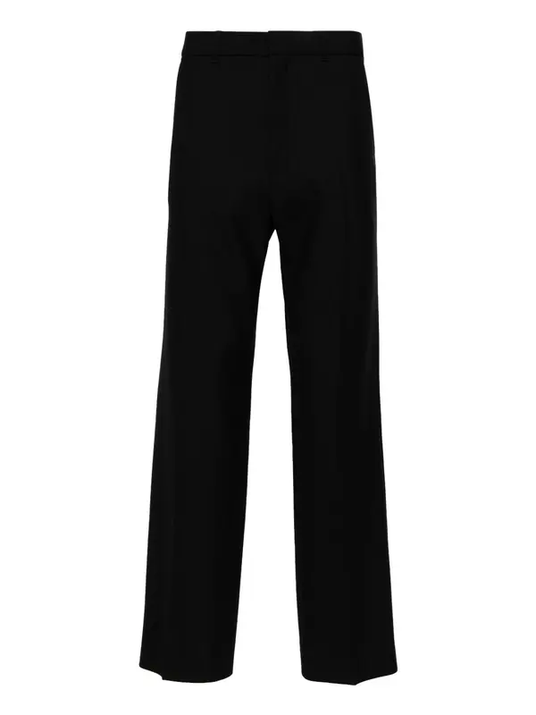 Casablanca Mid-rise Trousers - Black