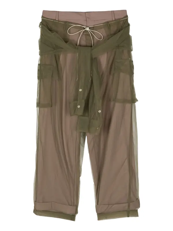 ACT Nº1 Straight-leg Trousers - Brown