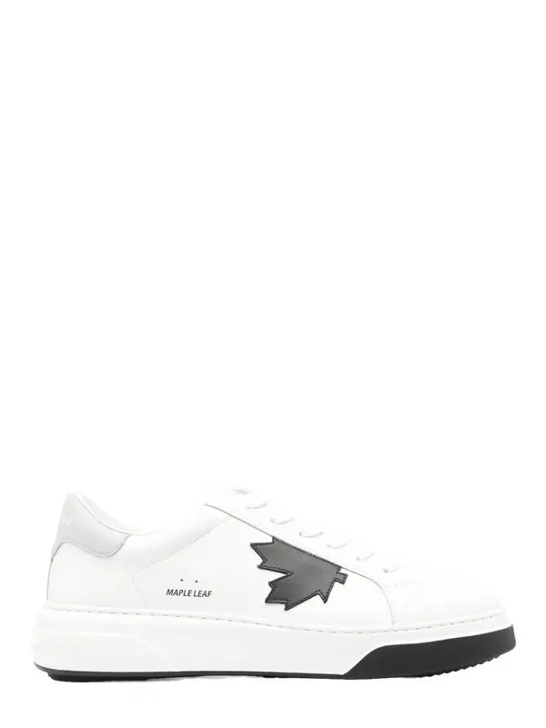 Dsquared2 Bumper Leather Sneakers - White