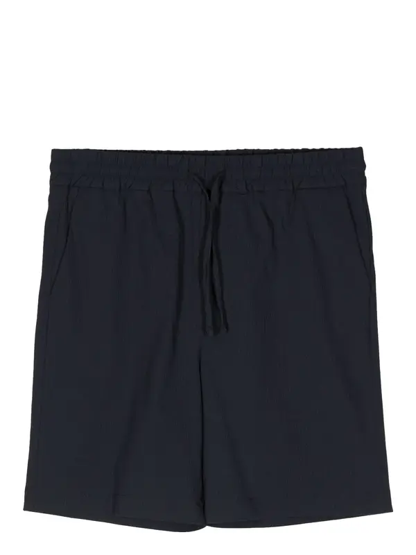 LARDINI Drawstring-waist Track Shorts - Blue