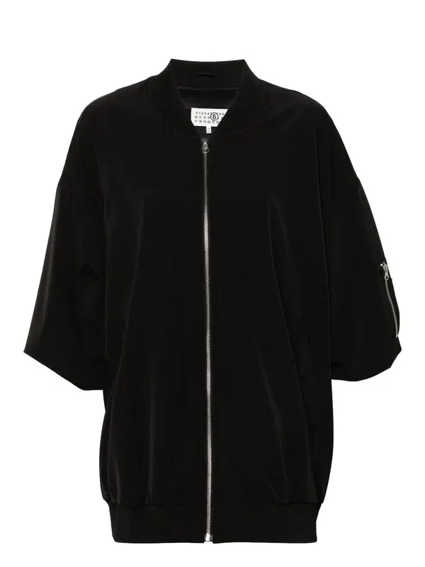 MAISON MARGIELA Drop-shoulder Bomber Jacket - Black