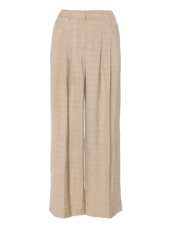 HERSKIND Lotus Wide-leg Trousers - Neutrals