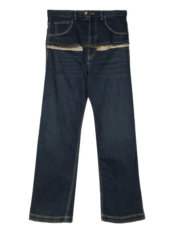 ACT Nº1 Mid-rise Straight-leg Jeans - Blue