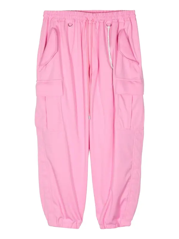 MASTERMIND WORLD Skull-print Cargo Trousers - Pink