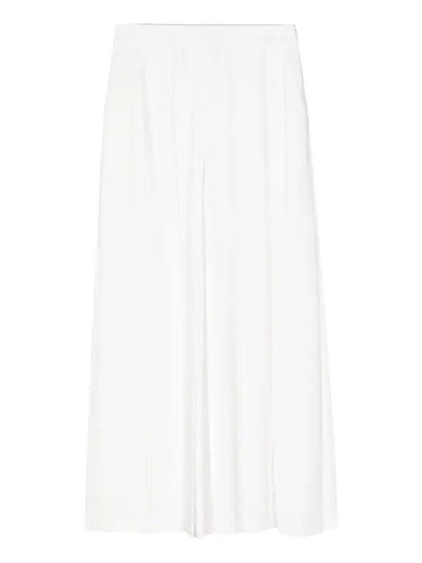 JUUN.J Pleated Wide-leg Trousers - White
