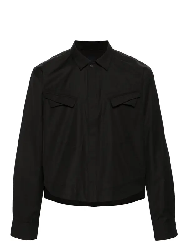 J.L-A.L Sintan Cropped Shirt - Black