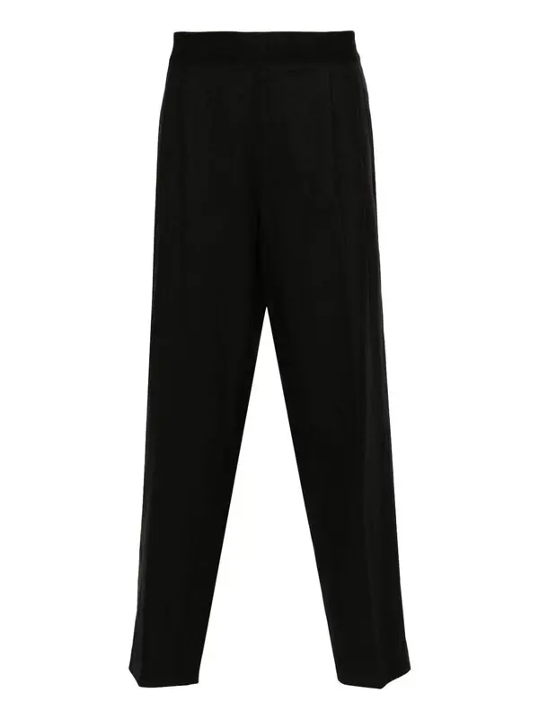 Neil Barrett Tapered Darted Trousers - Black