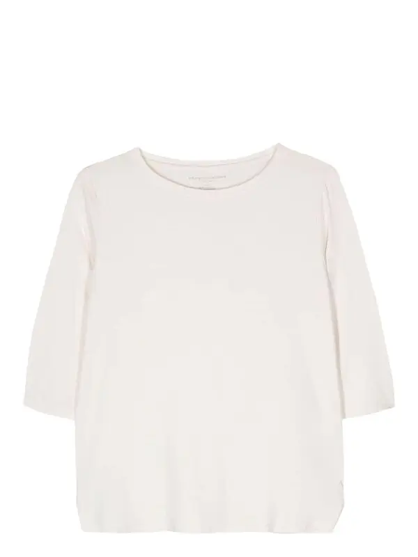 Majestic Filatures Boat Neck T-shirt - Neutrals