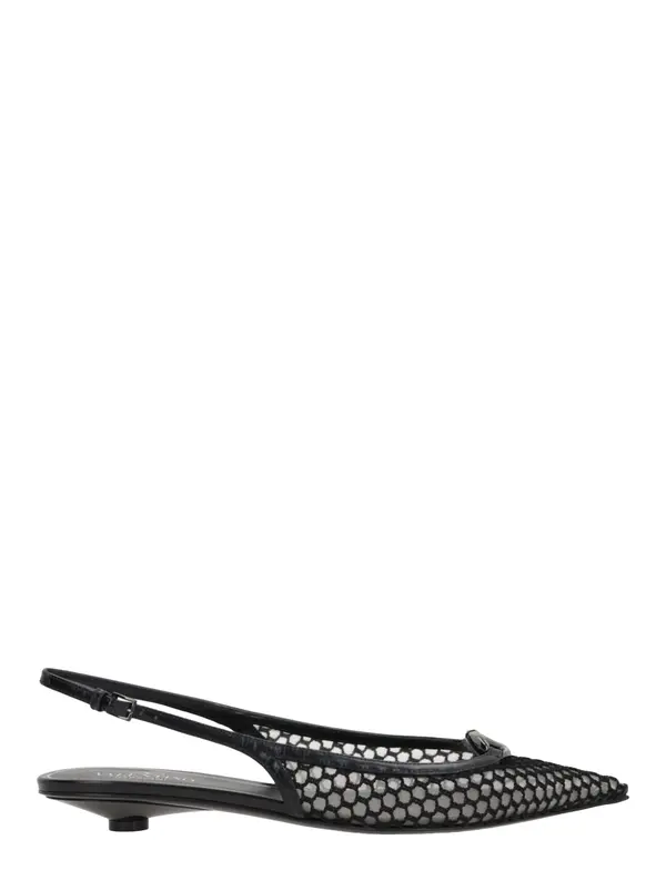 Valentino Garavani Mesh-panel Pumps - Black