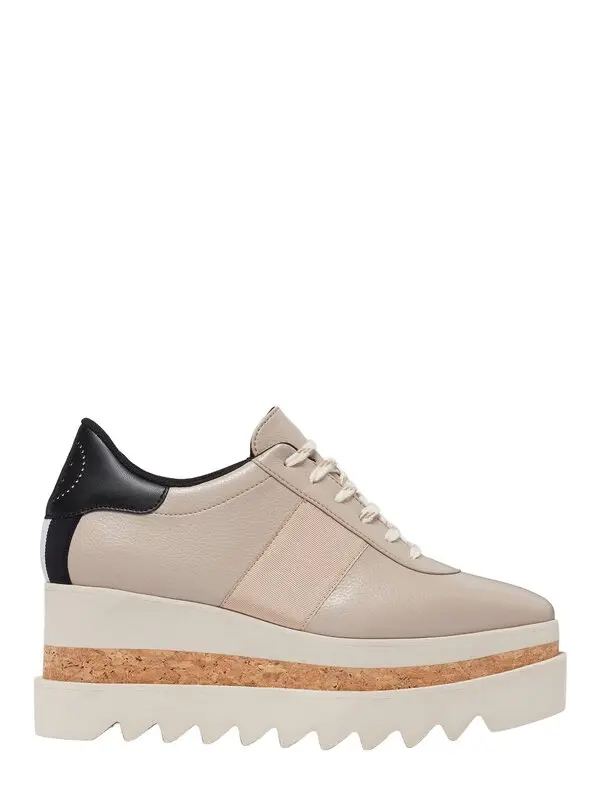 Stella McCartney Sneak-elyse Platform Sneakers - Beige