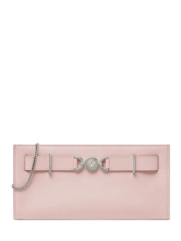Versace Medusa '95 Leather Clutch - Pink