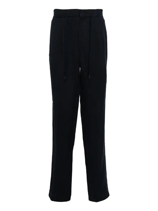 N.peal Sorrento Linen Trousers - Blue