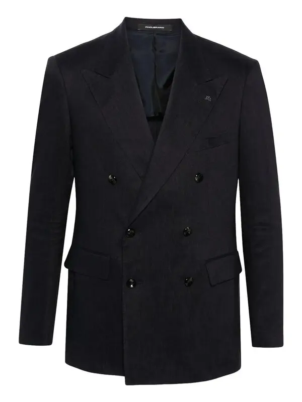 Tagliatore Double-breasted Blazer - Blue