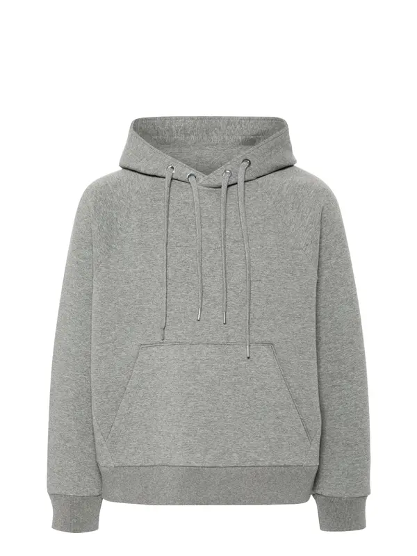 Neil Barrett Easy Raglan Mélange Hoodie - Grey