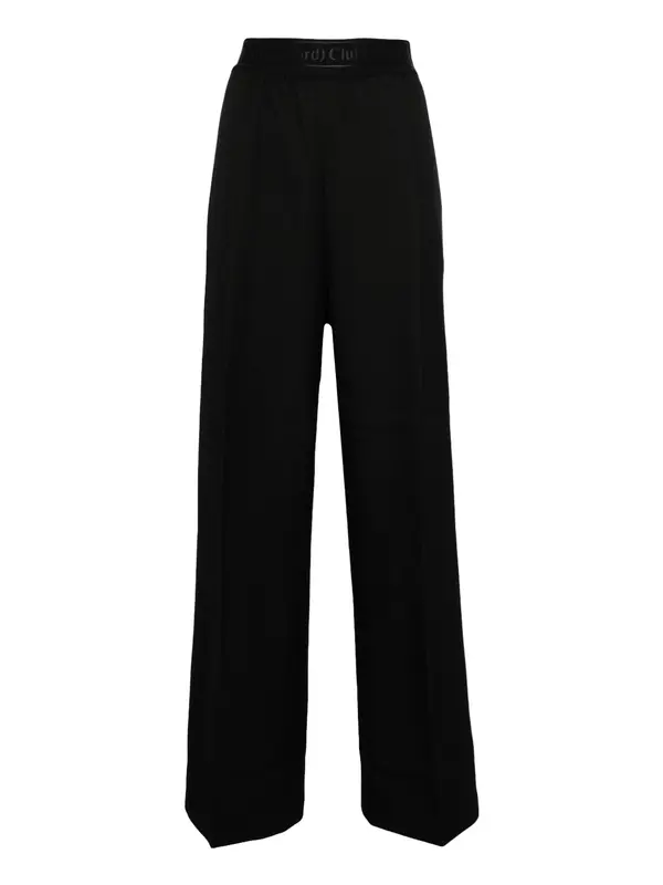 STOCKHOLM SURFBOARD CLUB Logo-waistband Trousers - Black