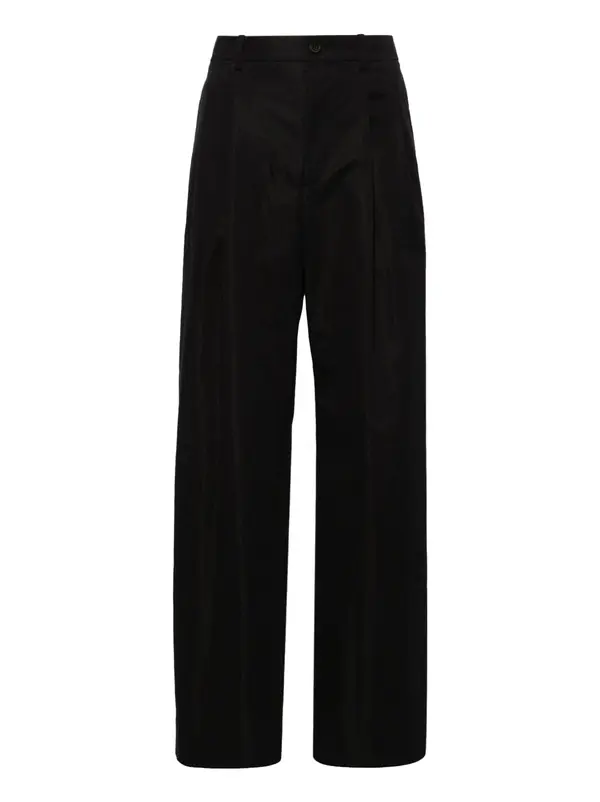 Wardrobe.NYC Wide-leg Tailored Trousers - Black