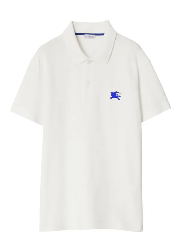 Burberry Piqué Polo Shirt - White