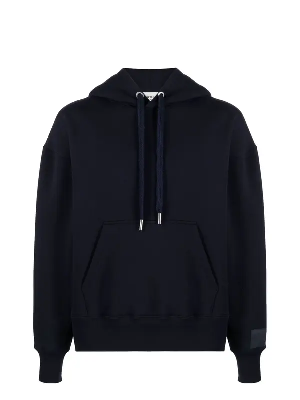 Ami De Coeur Organic Cotton-blend Hoodie - Blue