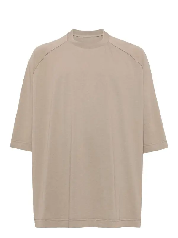CASEY CASEY Big Rag Cotton T-shirt - Brown