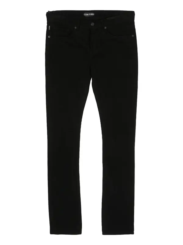 TOM FORD Mid-rise Slim-fit Jeans - Black