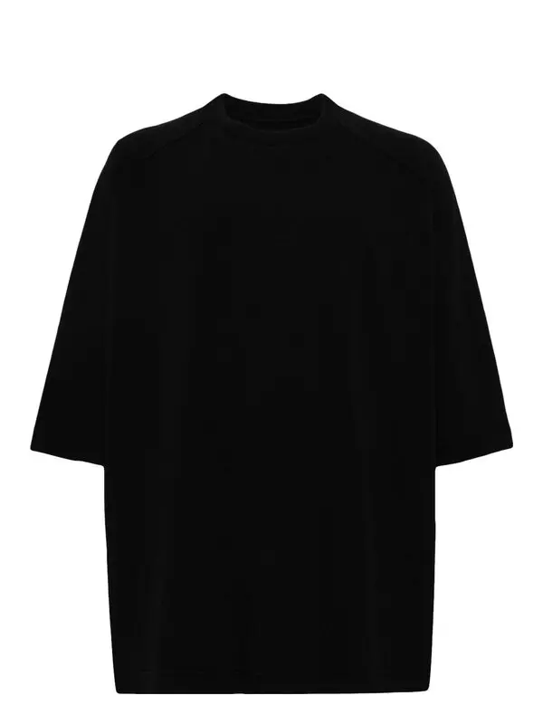 CASEY CASEY Big Rag Cotton T-shirt - Black