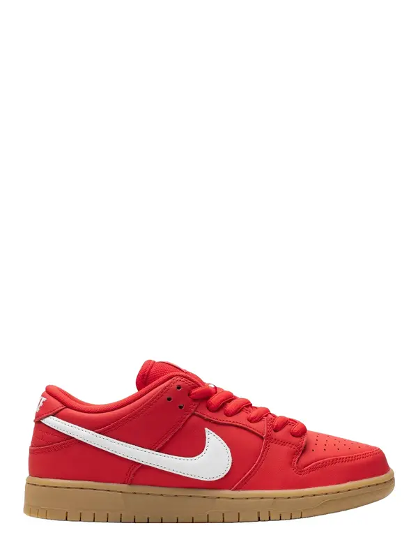 Nike Sb Dunk Low Pro University /gum Sneakers - Red