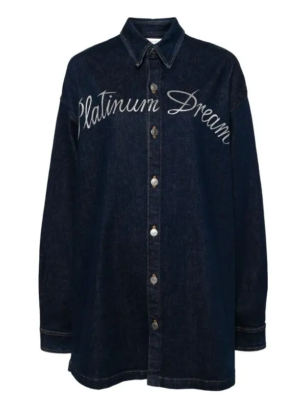 Stella McCartney X Sorayama Platinum Dream Denim Shirt - Blue