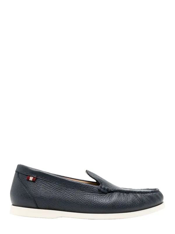 Bally Nadim Leather Loafers - Blue