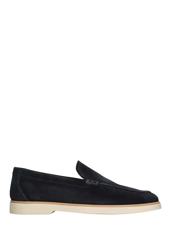 Magnanni Suede Altea Loafers - Navy