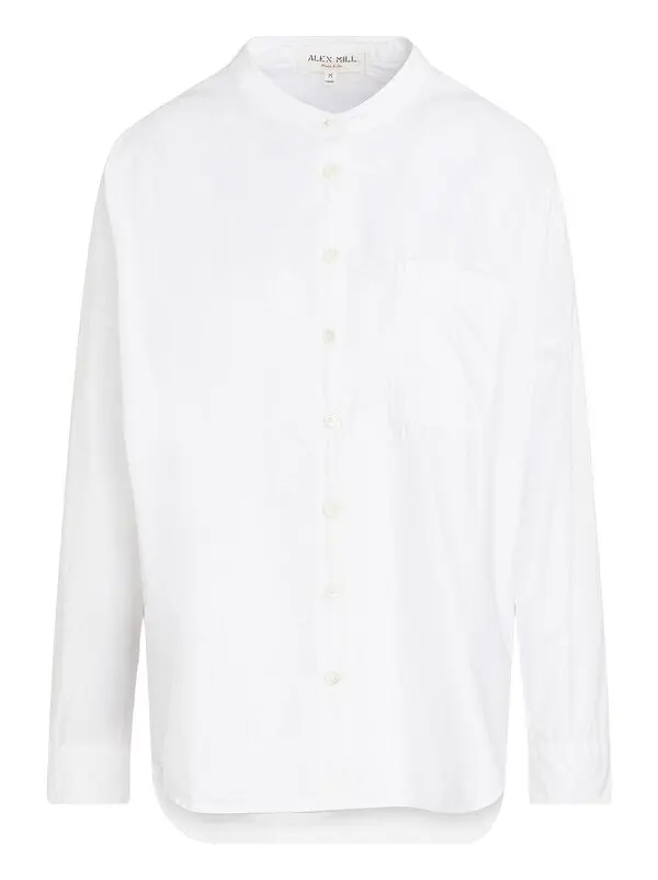 ALEX MILL Cotton-poplin Shirt - White