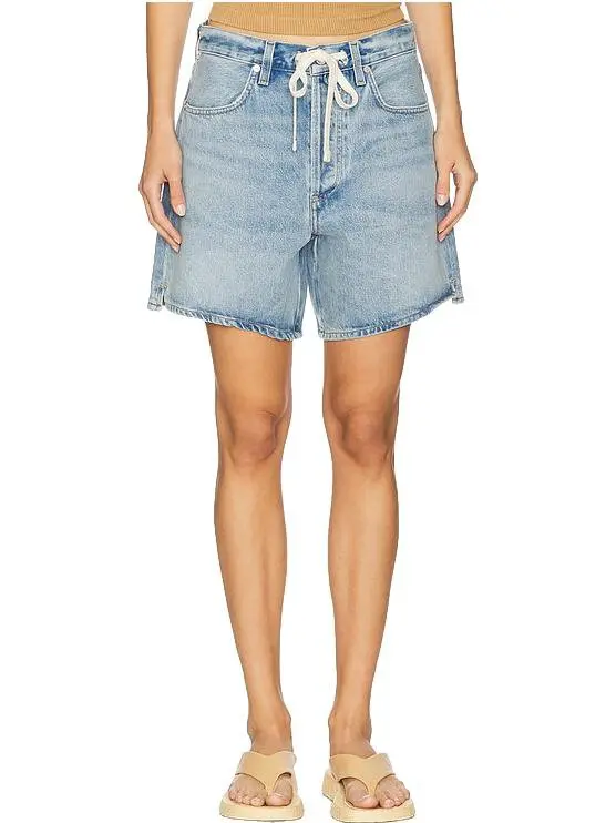 Citizens Of Humanity Brynn Denim Drawstring Short - Solano