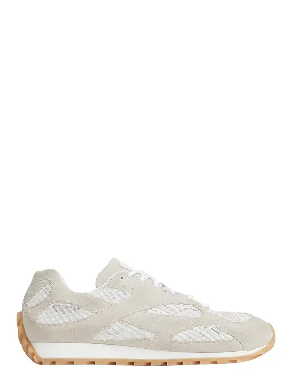 Bottega Veneta Orbit Sneaker - Sea Salt