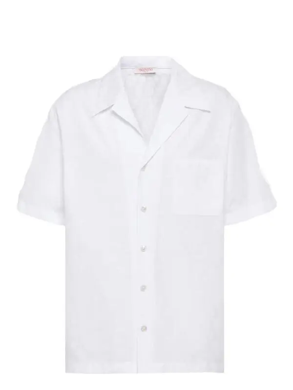 Valentino Garavani Oversized Cotton Poplin Shirt - White