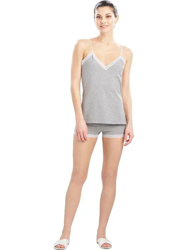 Natori Bliss Cotton Cami - Grey