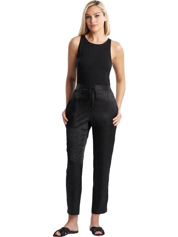 Natori Infinity Jacquard Pants - Black